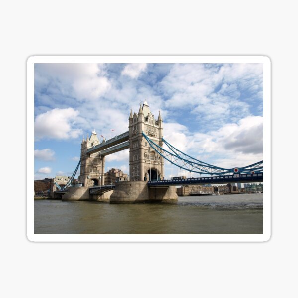 "Tower Bridge" Sticker by Bimsbums | Redbubble