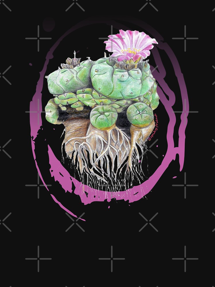 "Mystical Peyote" T-shirt for Sale by spiky-friend | Redbubble | peyote ...