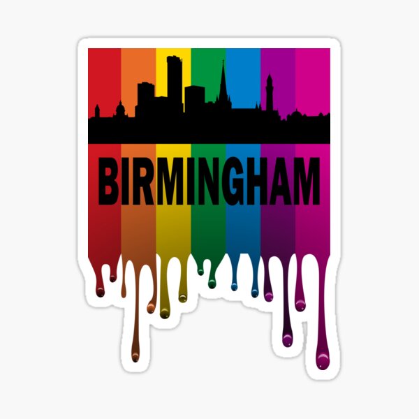 "Pride of Birmingham " Sticker for Sale by ianbanny | Redbubble