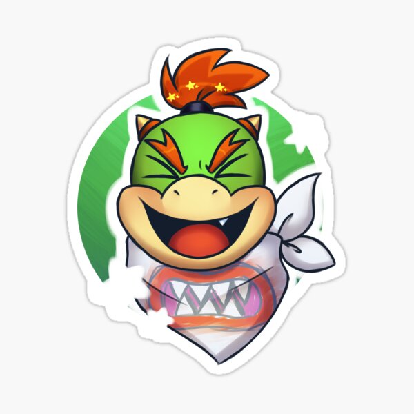 Bowser Jr Stickers | Redbubble
