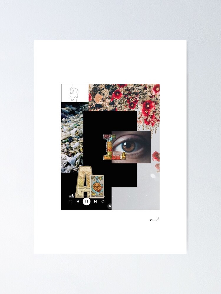 "messy collage " Poster by katharinamcod | Redbubble