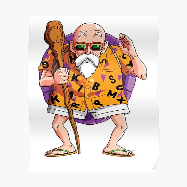 Master Roshi Posters | Redbubble
