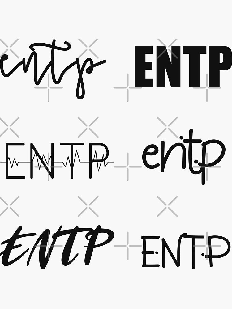 "ENTP mbti" Sticker for Sale by artsomenautte | Redbubble