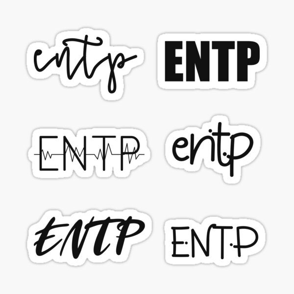 "ENTP mbti" Sticker for Sale by artsomenautte | Redbubble