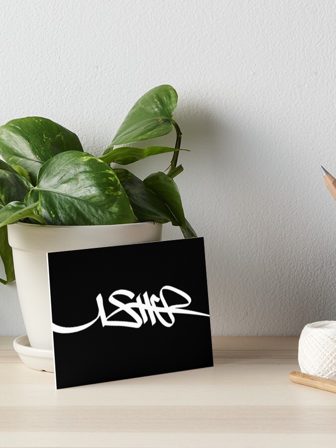 "Usher logo" Art Board Print for Sale by LindaFisher784 | Redbubble