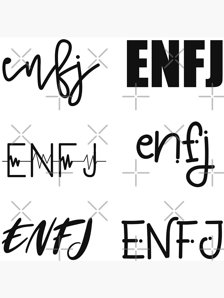 "ENFJ mbti" Poster for Sale by artsomenautte | Redbubble