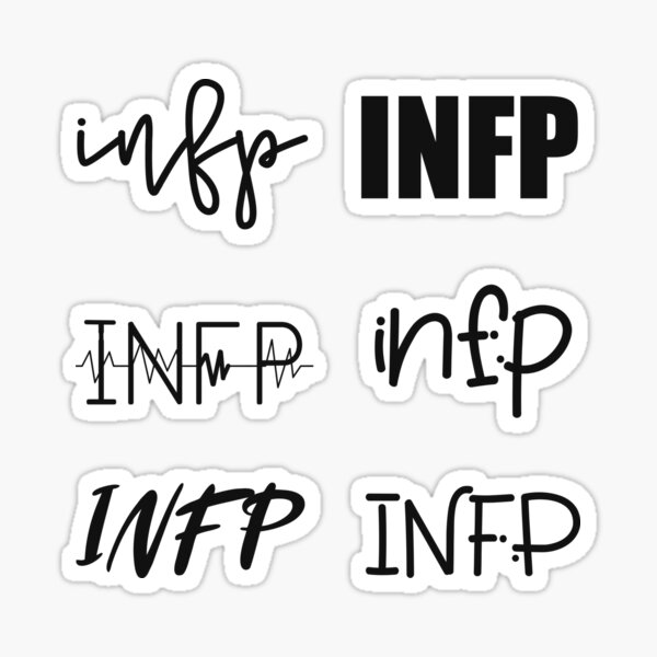 "INFP mbti" Sticker for Sale by artsomenautte | Redbubble
