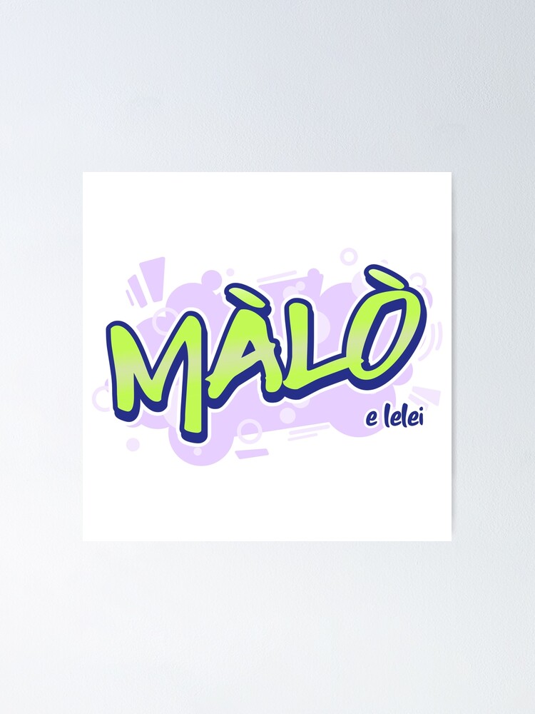 "Hello Greeting in Tongan Language" Poster by Islandize | Redbubble