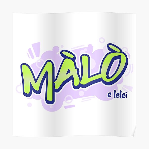 "Hello Greeting in Tongan Language" Poster by Islandize | Redbubble