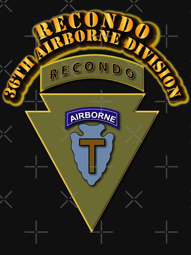 "Army - 36th Airborne Division - Recondo" T-shirt for Sale by ...