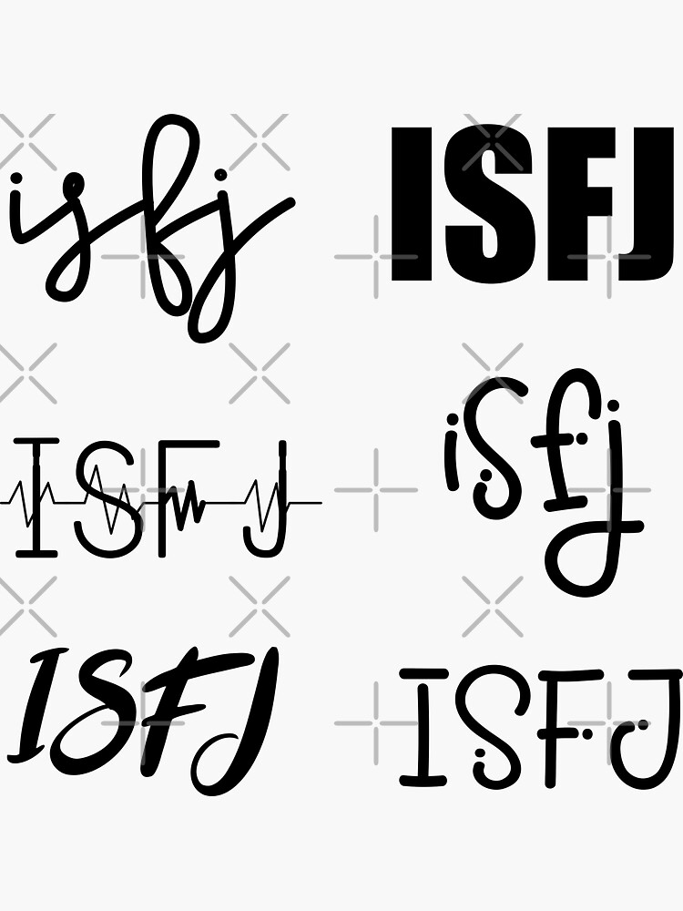 "ISFJ mbti" Sticker for Sale by artsomenautte | Redbubble
