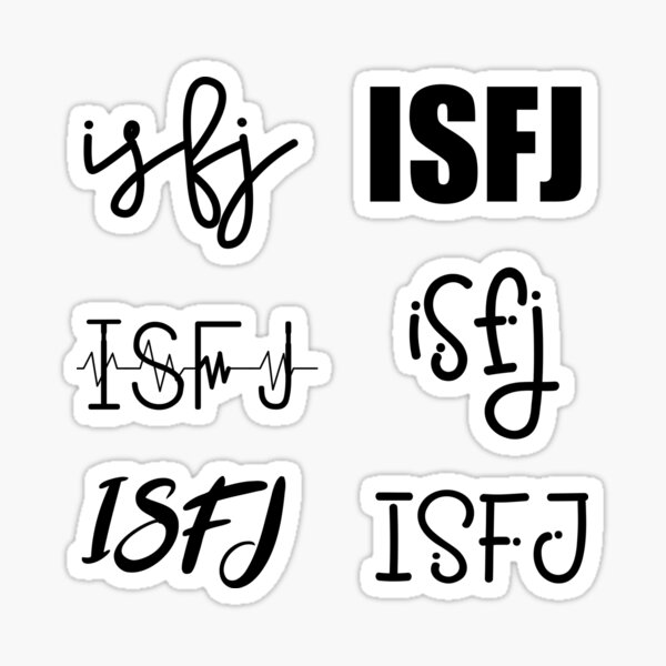 "ISFJ mbti" Sticker for Sale by artsomenautte | Redbubble