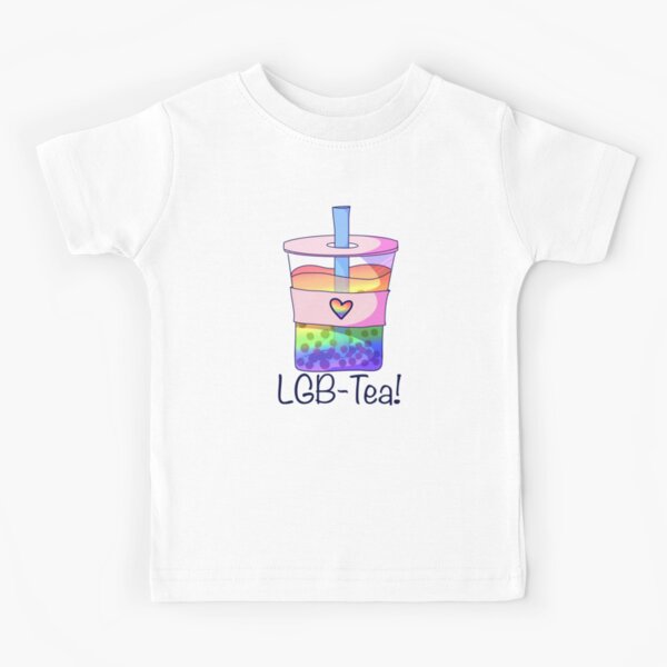 ""LGB-Tea!" Lgbt bubble tea pun" Kids T-Shirt by ForTheFrogWar | Redbubble