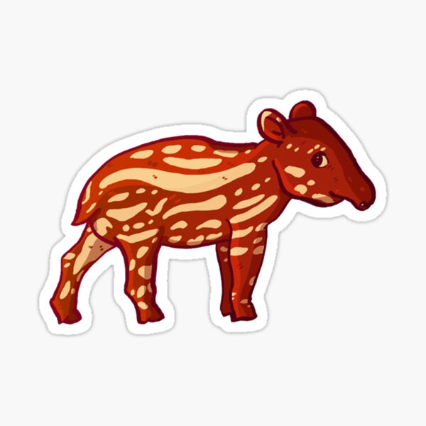 "Tapir: Hutan" Sticker by raptorkiid | Redbubble