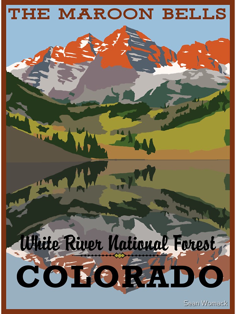 "Maroon Bells (portrait)" Sticker for Sale by BucketOfMilk | Redbubble