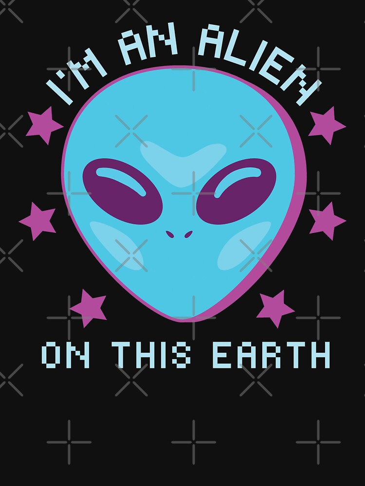 "SKZ Han Jisung ALIEN Cute Vaporwave Lyrics " T-shirt for Sale by ...