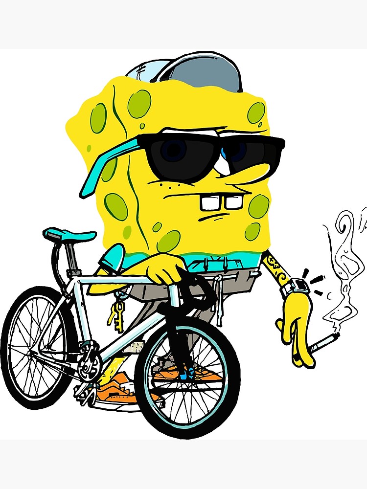"gengster spongebob fun cycling" Poster for Sale by rifallorenzo ...