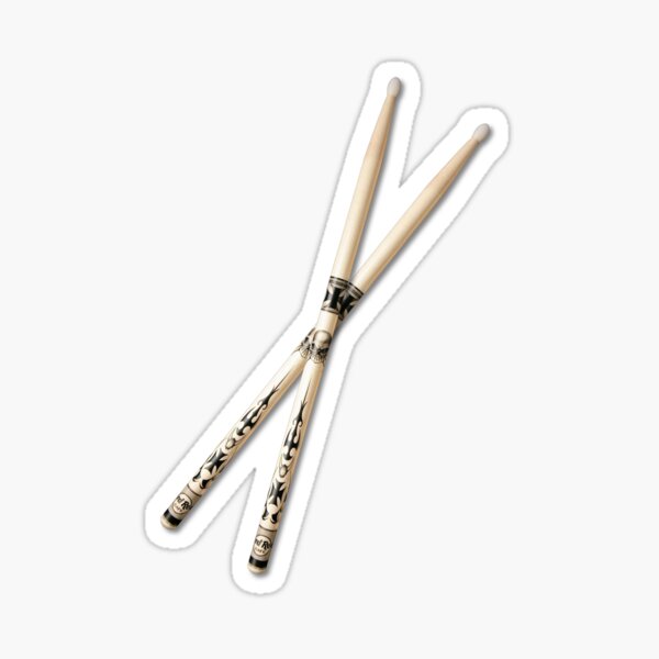 "Hard Rock drumstick " Sticker for Sale by raffons | Redbubble