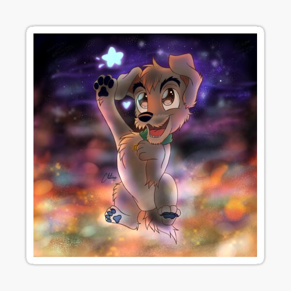 "Scamp" Sticker by Chiterra | Redbubble