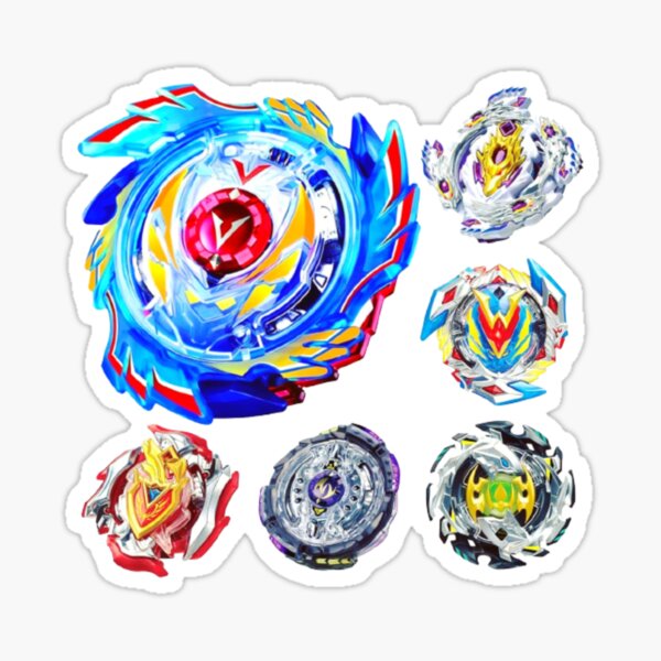 "Beyblade burst " Sticker for Sale by Creations7 | Redbubble