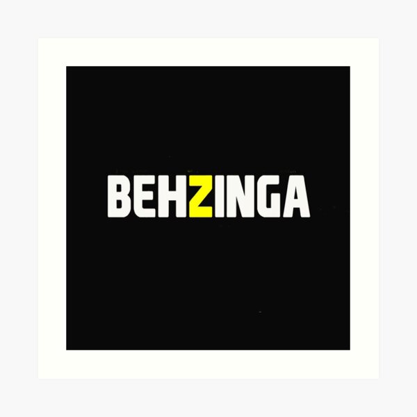 "Behzinga logo" Art Print by gibbiceps | Redbubble