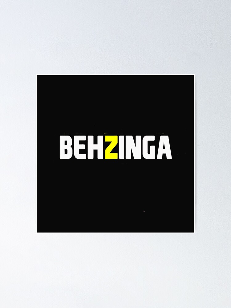 "Behzinga logo" Poster by gibbiceps | Redbubble
