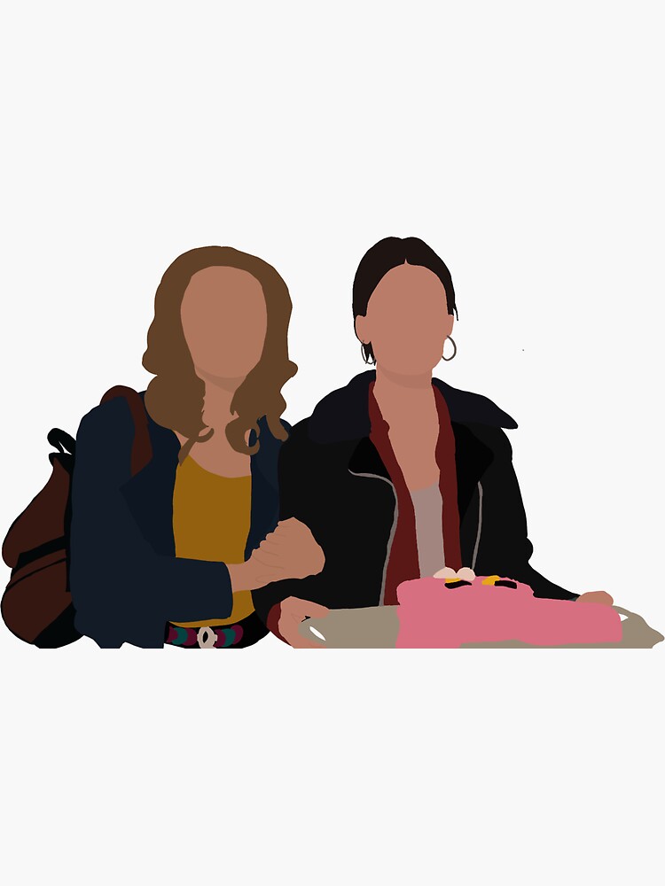 "Maeve and Aimee " Sticker for Sale by spaghettiegirli | Redbubble