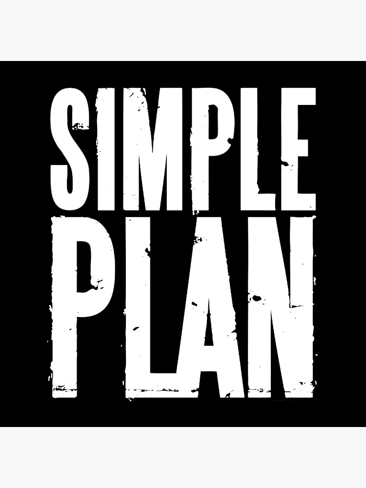 "simple plan band sangar siji" Poster for Sale by francntyre | Redbubble