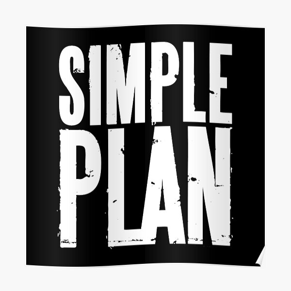 "simple plan band sangar siji" Poster for Sale by francntyre | Redbubble