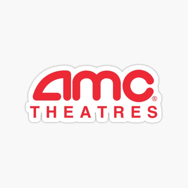"AMC Entertainment | AMC Theatres" Sticker for Sale by IsaacPierpont ...