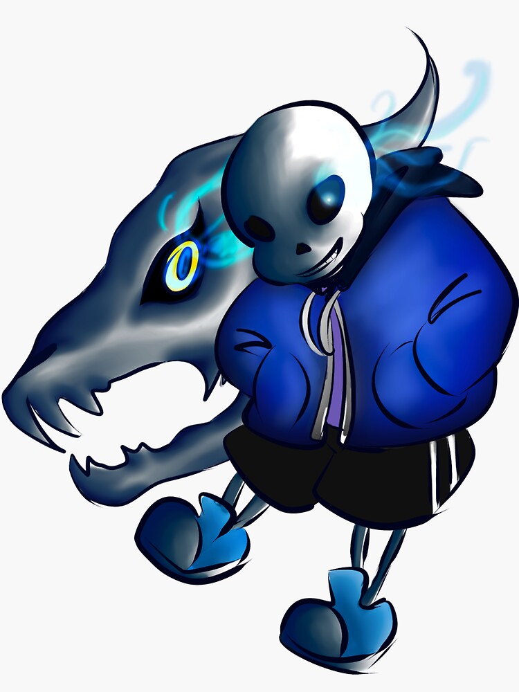 "Sans!" Sticker by Elise-D | Redbubble