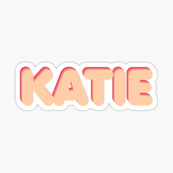 "Katie" Sticker for Sale by ampp | Redbubble