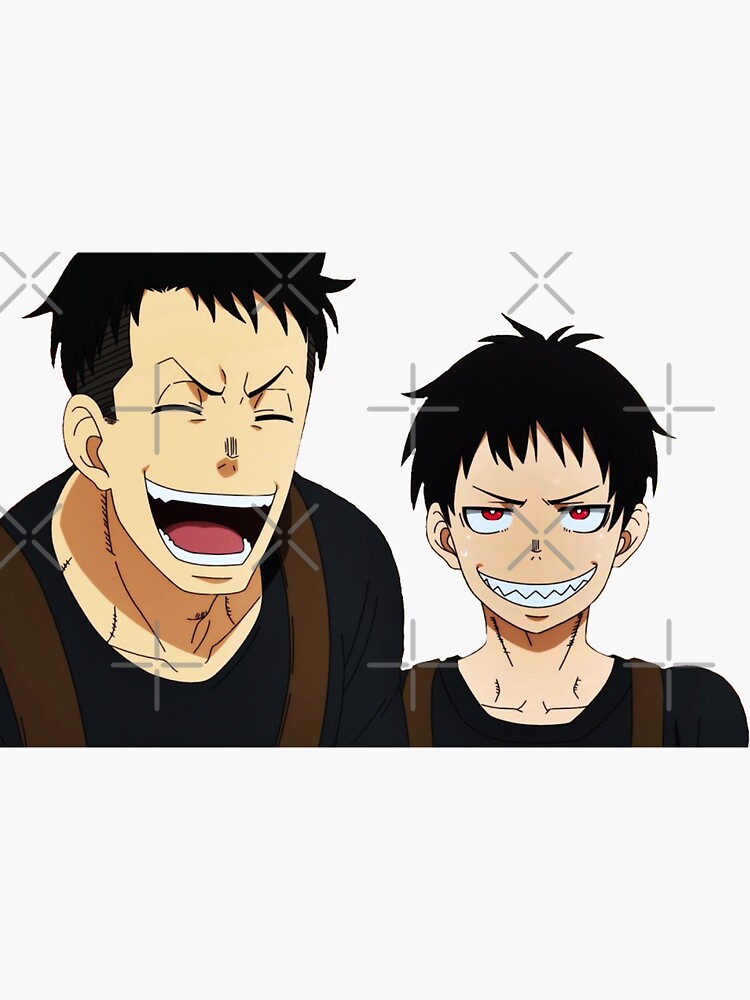 "Fire force" Sticker for Sale by theirwins | Redbubble