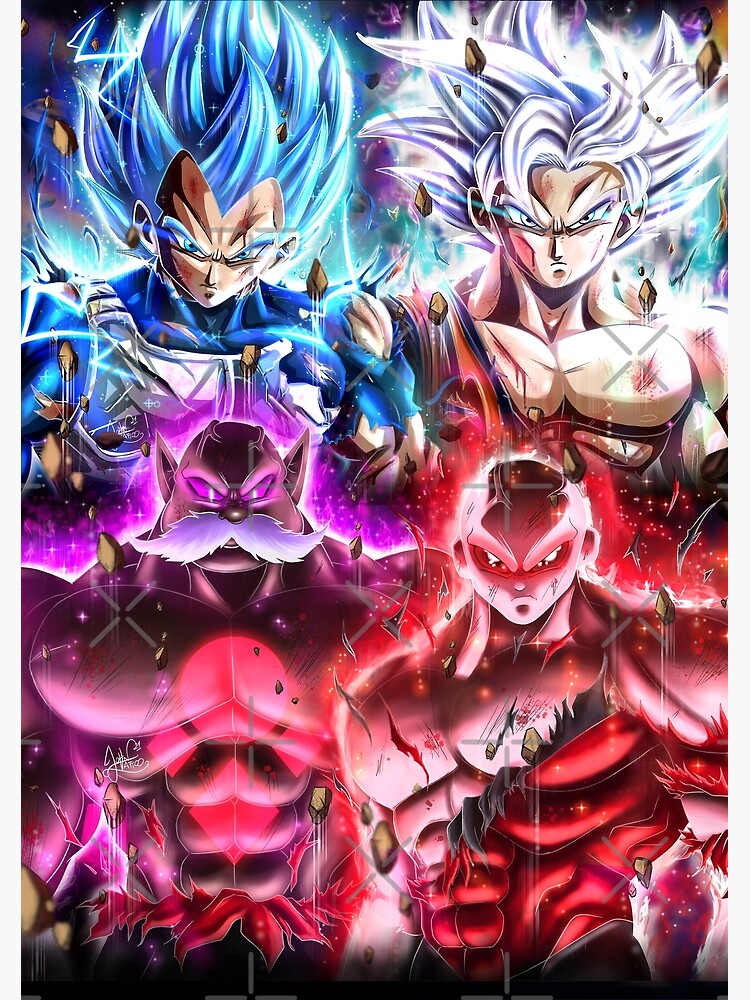 "jiren vs goku full power" Poster for Sale by DBJohnDraw | Redbubble
