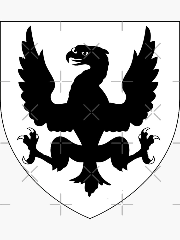 Pegatina «Escudo de Armas del Clan Moriarty» de Shav | Redbubble