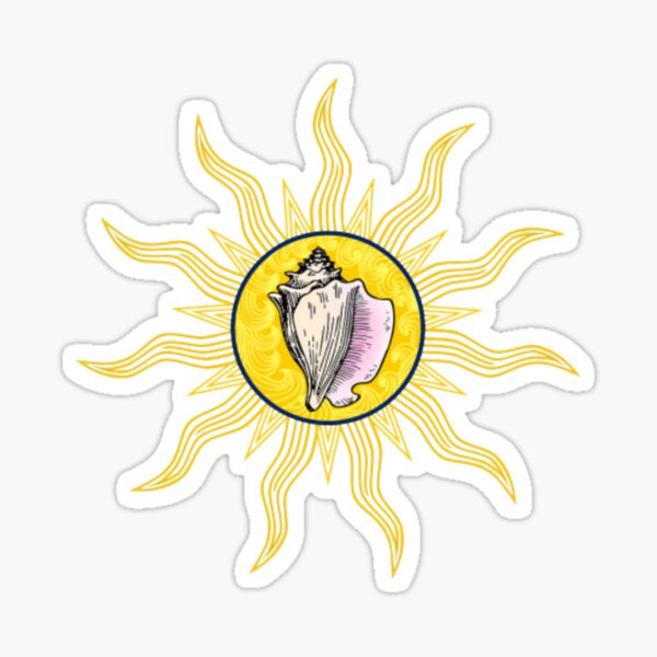 "conch republic Flag Key West Florida" Sticker for Sale by mikoala50 ...