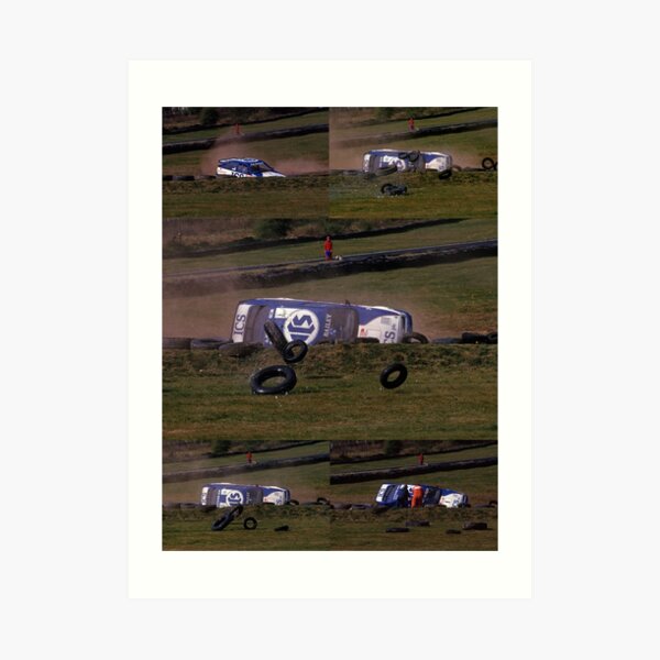 "Andy Rouse BTCC Sierra Cosworth RS500" Art Print for Sale by PPFImages ...