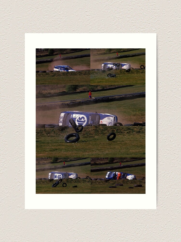 "Andy Rouse BTCC Sierra Cosworth RS500" Art Print for Sale by PPFImages ...