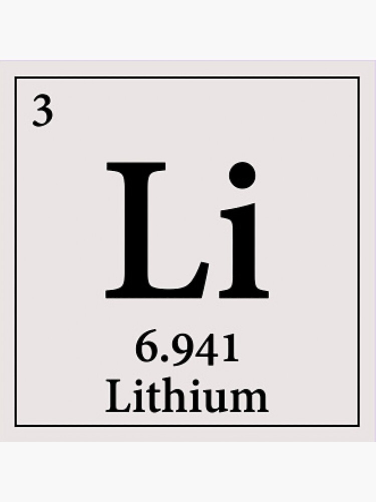 "lithium sticker" Sticker by veronicathecat | Redbubble