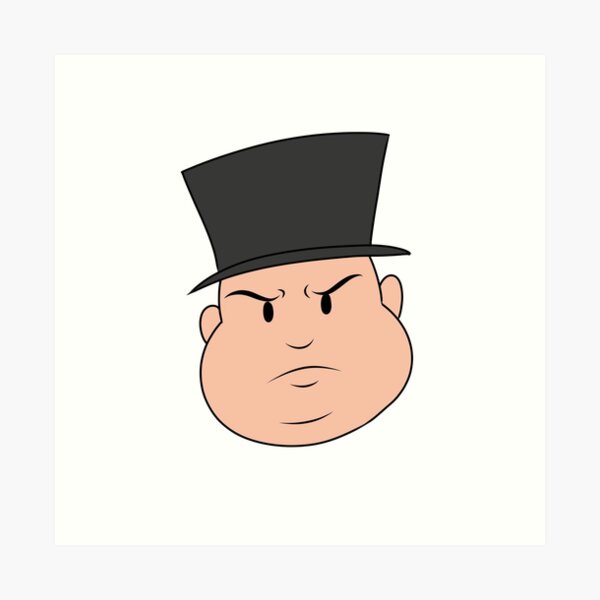 "Angry Sir Topham Hatt" Art Print for Sale by drink-n-draw | Redbubble