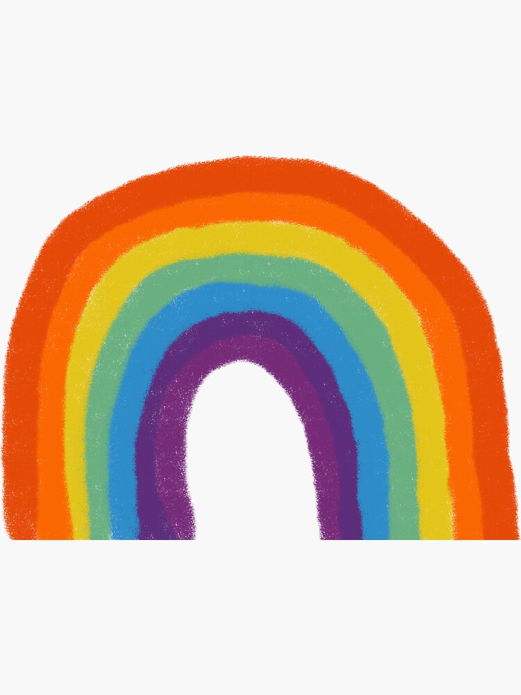 "happy roy g biv rainbow" Sticker for Sale by Aerofare | Redbubble