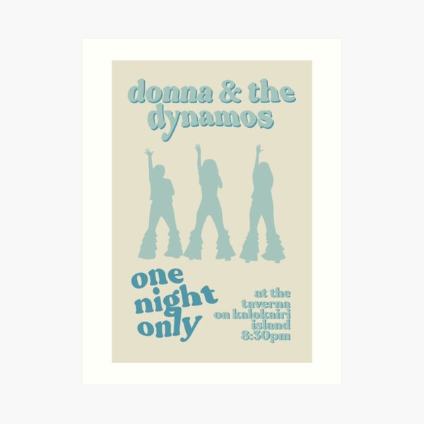 "Donna & the Dynamos" Art Print for Sale by honeydesigns | Redbubble