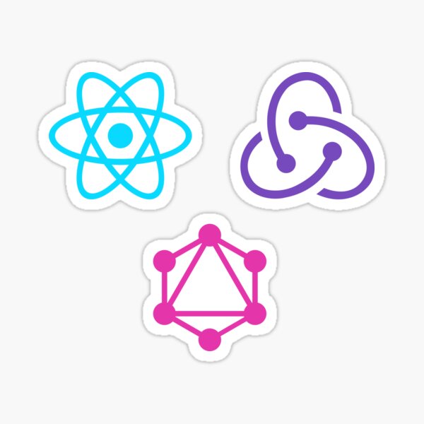 "React Library Logo Pack" Sticker for Sale by Dev-Stuff | Redbubble