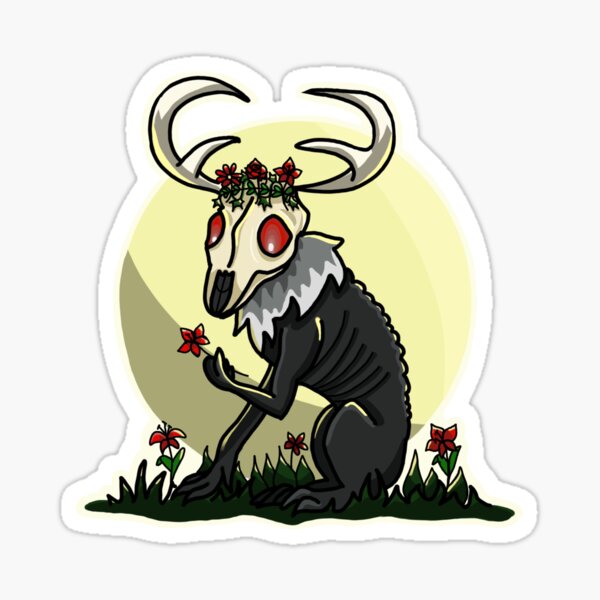 "Cute Wendigo " Sticker for Sale by Ebennz | Redbubble