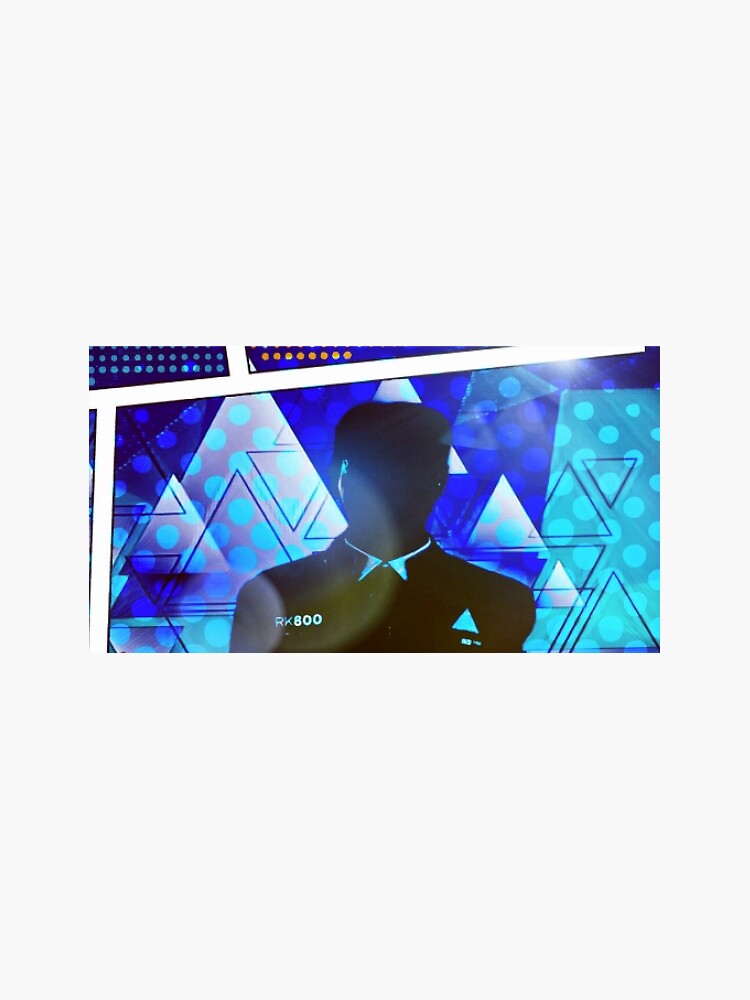 "Blue Connor" Sticker for Sale by KyraMackenzie | Redbubble