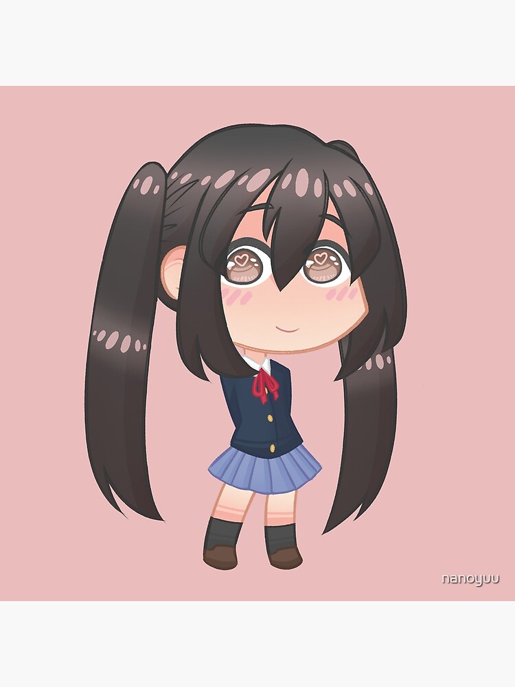 "Azusa K-On! Chibi " Poster for Sale by nanoyuu | Redbubble
