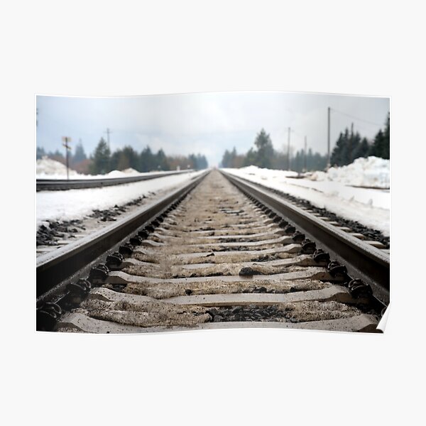 "Down the Train Tracks" Poster for Sale by Reb3llion | Redbubble