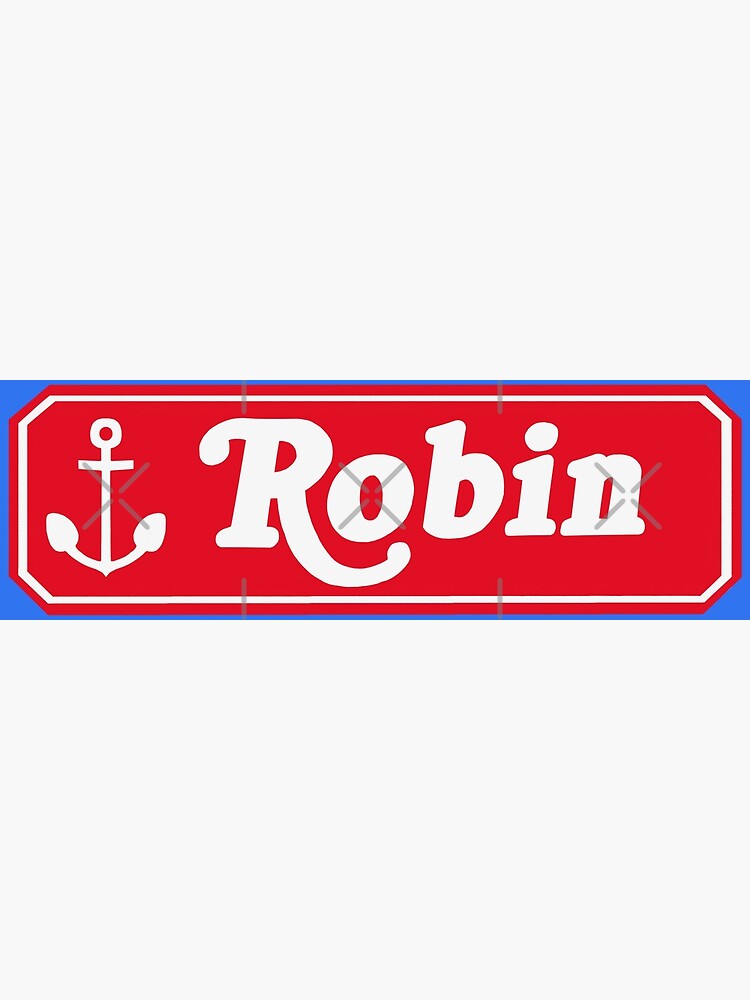 "Stranger Things Robin Name Tag" Poster by Lottie555 | Redbubble