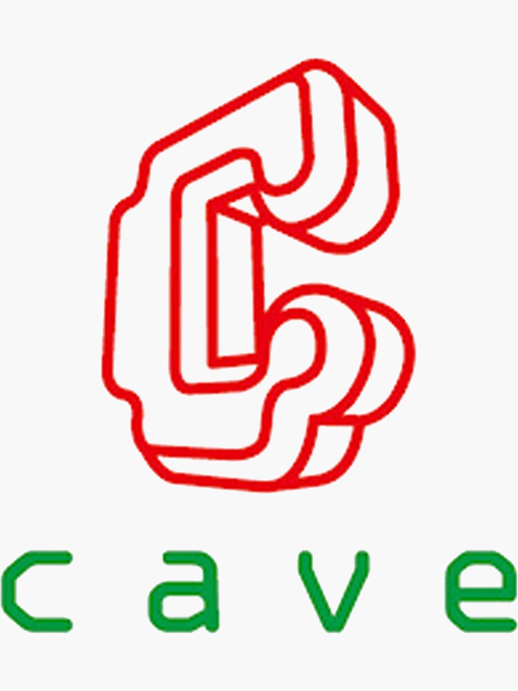 "Cave Logo" Sticker for Sale by CDSmiles | Redbubble