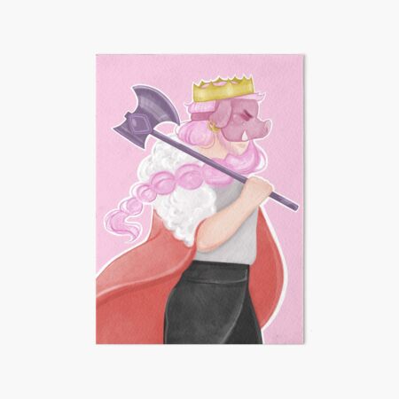 "Technoblade Netherite Axe" Art Board Print for Sale by Doodze | Redbubble